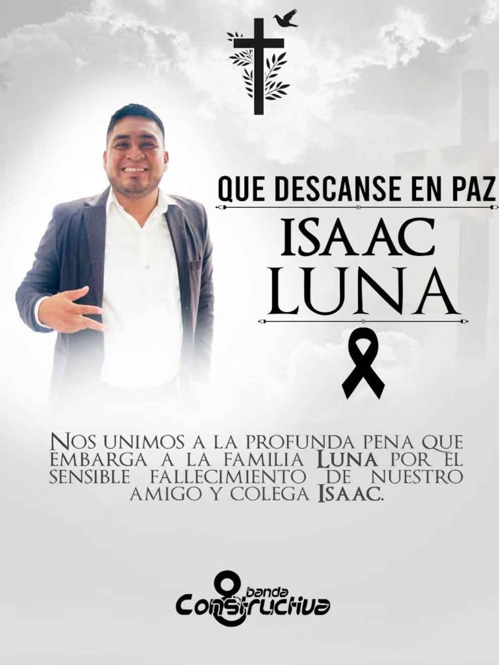 Asesinan a Isaac Luna, vocalista de Banda la Constructiva, tras ...